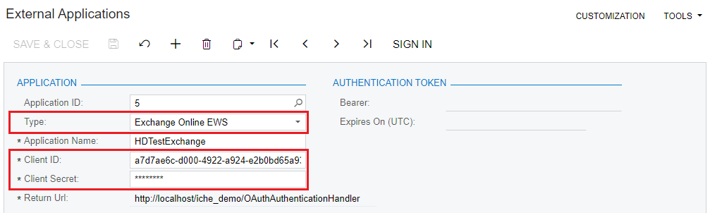 MYOB Advanced Business: Adding Modern Authentication (OAuth 2.0)